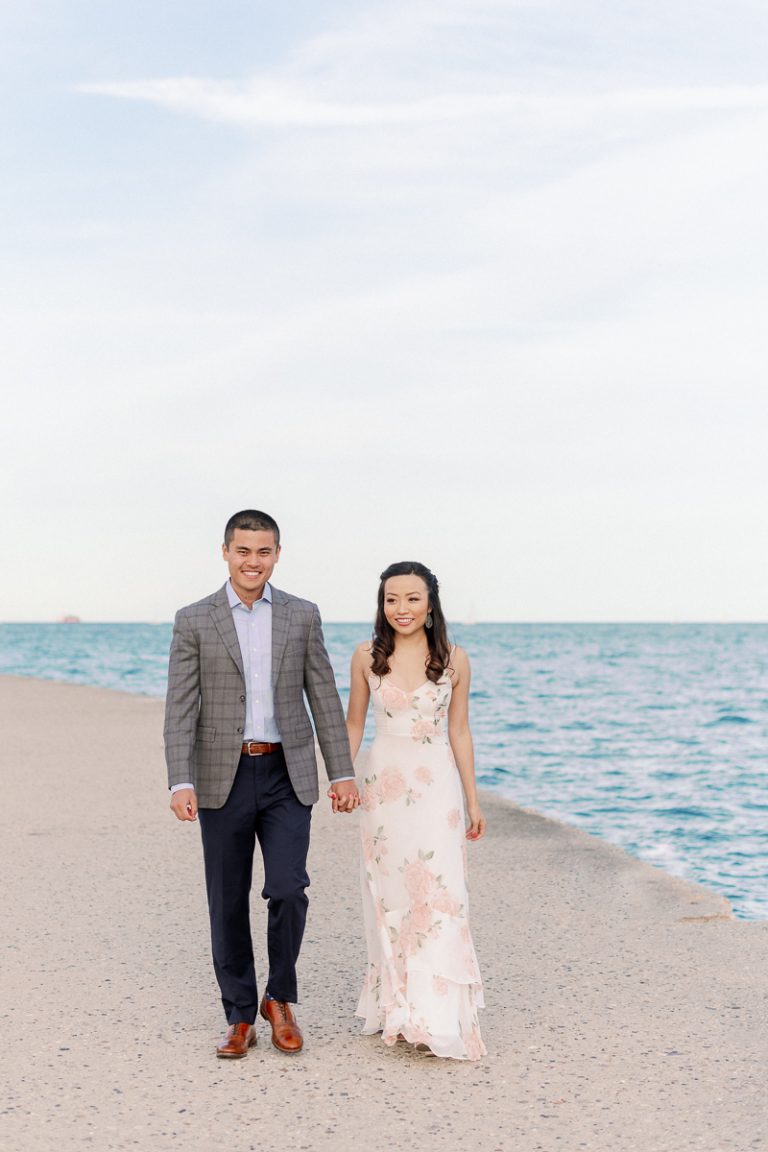 Fine Art Chicago Engagement Photographer // North Avenue Beach ...
