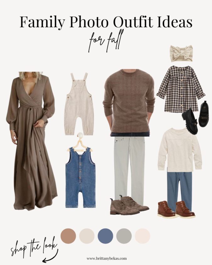 Neutral Family Photo Outfits | Brittany Bekas